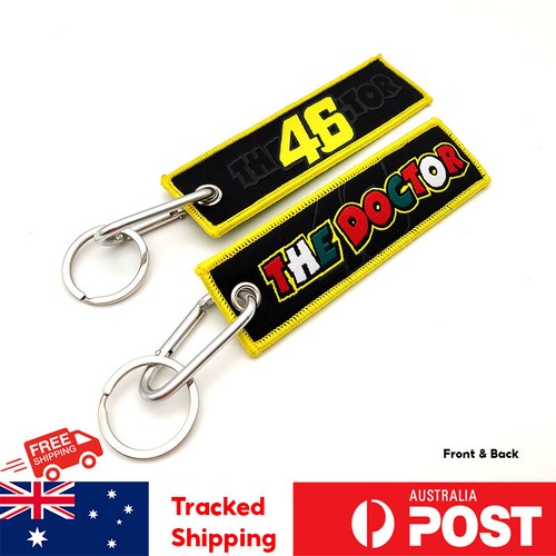 For The Doctor Motorgp Motorcycle Fabric keyring Bike MotoGP keychain ...