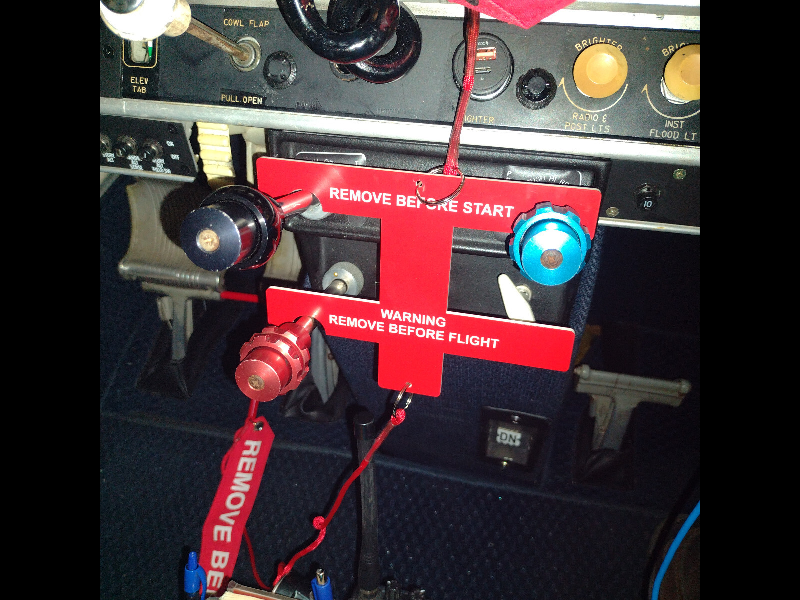 Beechcraft Bonanza Beech Yoke and Rudder Gust Lock, New Aftermarket | eBay