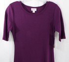 Womens LuLaRoe Dress Julia XXS Dark Red Violet NWT | eBay
