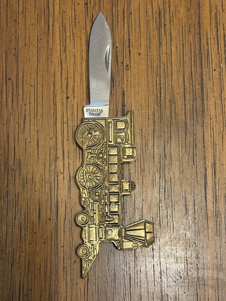 Railroad Locomotive Train Vintage Pocket Knife | eBay