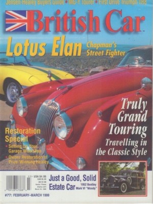 British Car Magazine Lotus Elan Grand Chapman's Street Feb/March 1999 ...