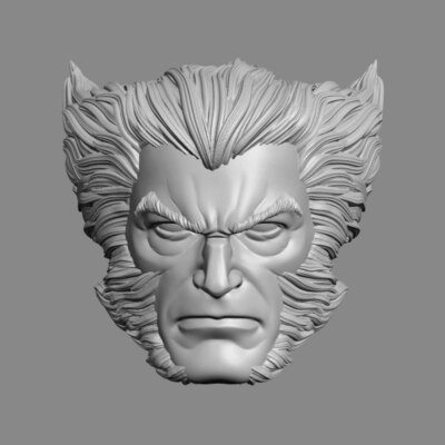 Logan Wolverine v1 Uncanny X-Men unmasked custom head for Marvel action ...