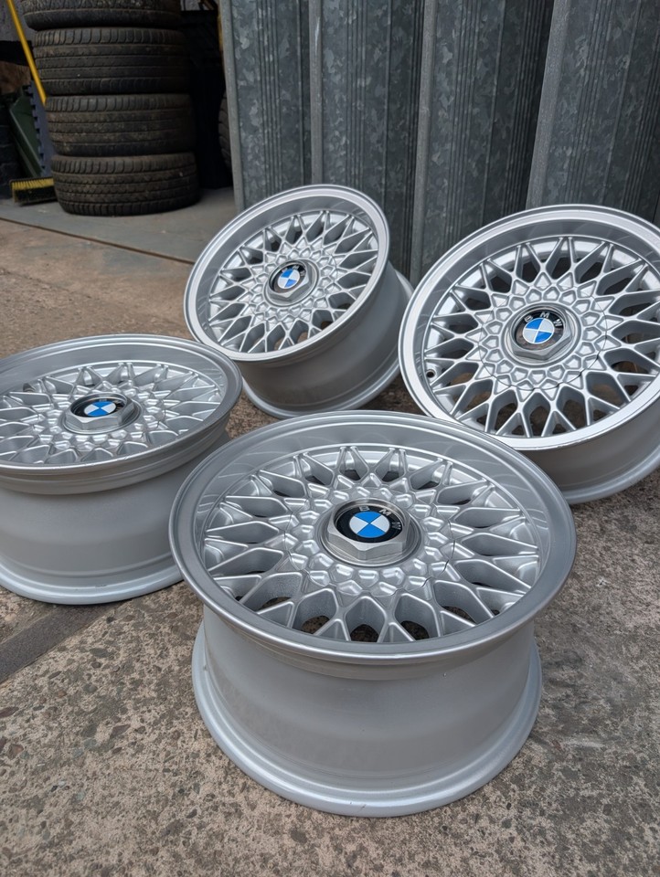 Genuine Classic BMW BBS RZ Alloy Wheels E28 E24 E9 E3 Not RS Alpina ...