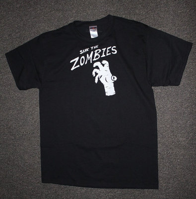 Save the Zombies Tee Shirt by Werewear | eBay