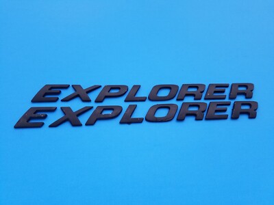 02 03 04 05 FORD EXPLORER SIDE DOOR BLACK EMBLEM BADGE LOGO SYMBOL SET ...