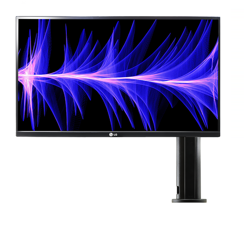 LG 32" QHD IPS 1440p Ergo Monitor 75hz 5ms ErgoStand with C-Clamp ...