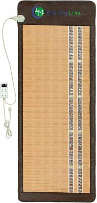 HealthyLine Amethyst Heating Pad Infrared Bio Gemstone Therapy Mat 72 x ...