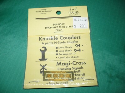 J n J Trains N scale #0012 Drop Steps, ALCO Style | eBay
