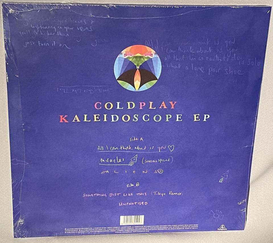 LP COLDPLAY Kaleidoscope EP (BLACK Vinyl, EUROPE, 2017) NEW MINT SEALED ...
