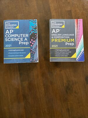 Princeton Review 2021 AP Computer Science A and AP English Language ...