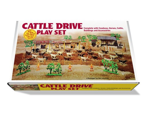 Marx Cattle Drive Play Set Box | eBay