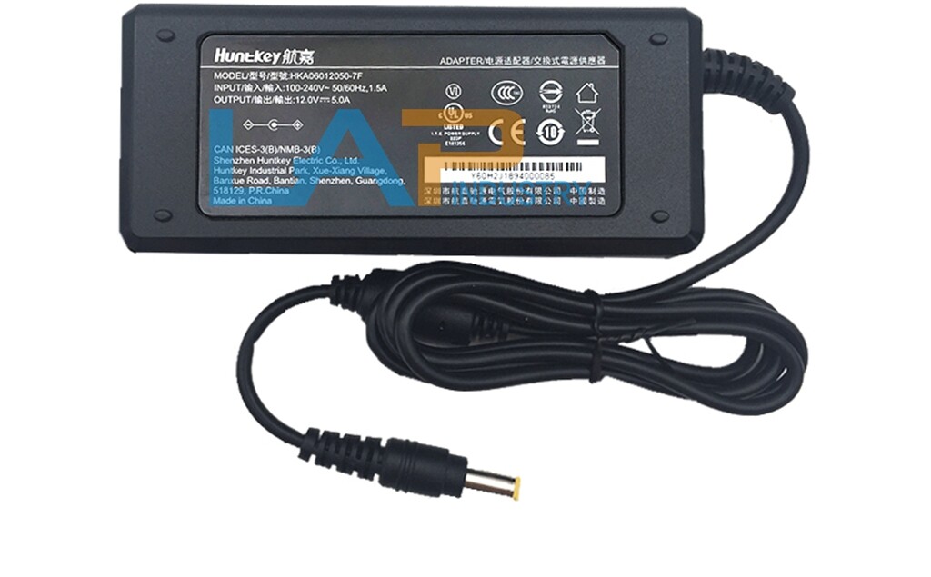 Huntkey HKA06012050-7F 12V 5.0A Jackery Power Station Explorer Power ...