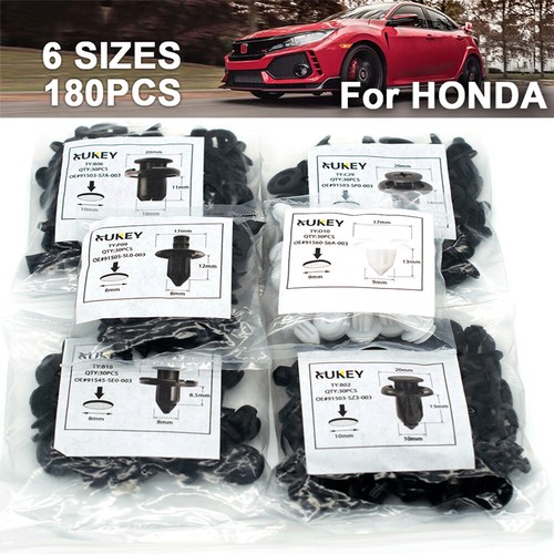 For Honda Civic Accord CR-V 180x Panel Clips Bumper Fender Fastener ...