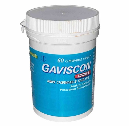 Gaviscon Advance Chewable Tablets 60 Tabs Exp Aug 2025 | eBay