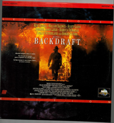 Backdraft (Laserdisc CLV/CAV 1991) Kurt Russell, William Baldwin, Robert De Niro 96894113162| eBay