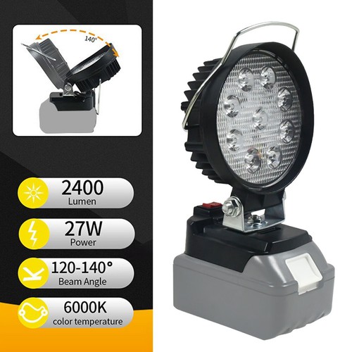 4" Cordless 9 LED Work Light Spotlight Torch Flood Lamp for Makita 18V Battery | eBay Australia