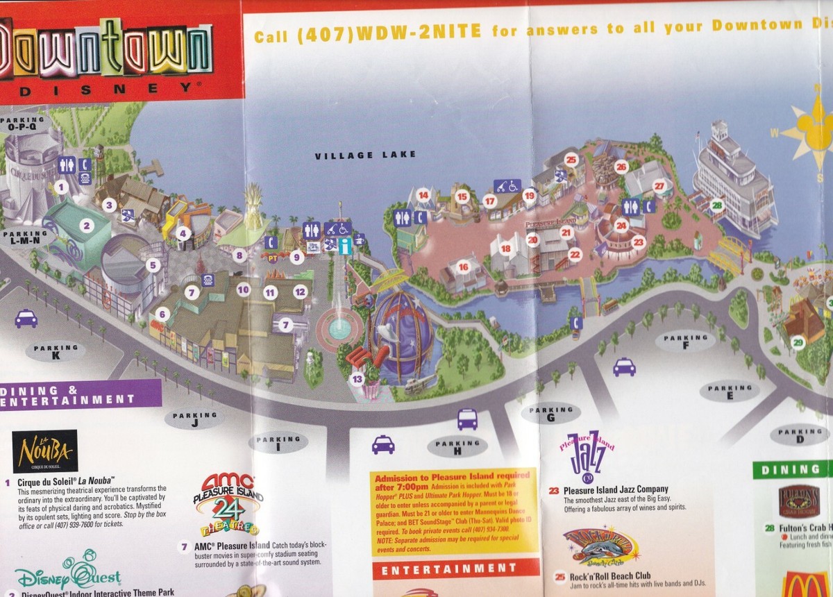 Amc Downtown Disney Map