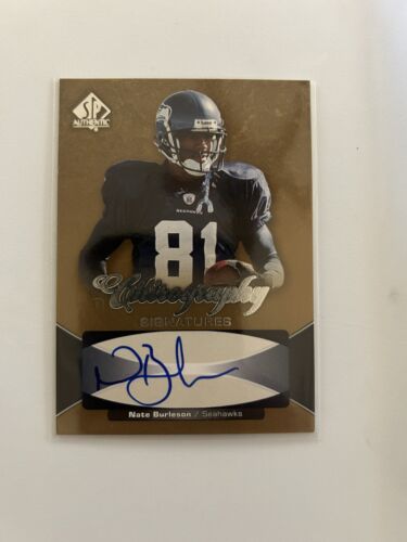 2006 SP Authentic Chirography Signatures Nate Burleson #CH-NB Auto | eBay