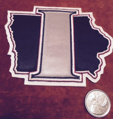 AHL Iowa BLUE Chops Hogs Shoulder Hockey Stitched Crest Patch 4.75 by 3 ...