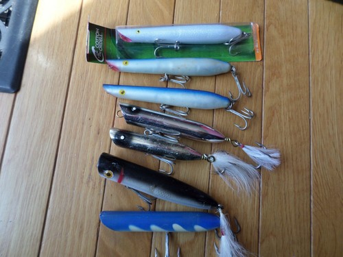 7 Creek Chub Cotton Cordell Trouble maker Gibbs Surface Lures popper | eBay