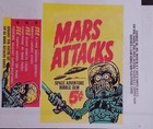 1962 Topps MARS ATTACKS! ( Lot of 2 ) 5c & and TEST- wrappers -REPRINTS ...