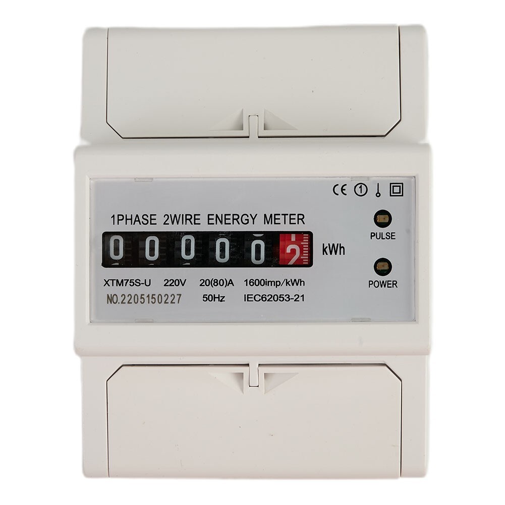 Three Phase 99999.1kWh Four Wire Electric Meter Electronic Energy Meter ...