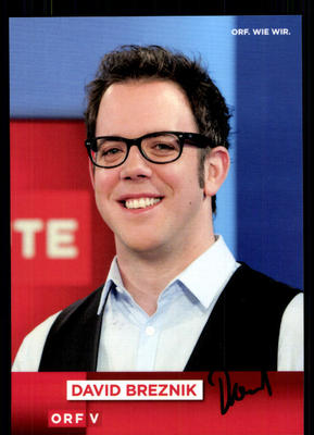 David Breznik ORF Autogrammkarte Original Signiert ## BC 52439 | eBay
