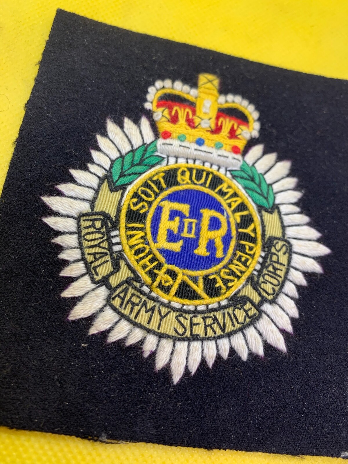 British Army Royal Army Service Corps RASC Embroidered Blazer Badge | eBay