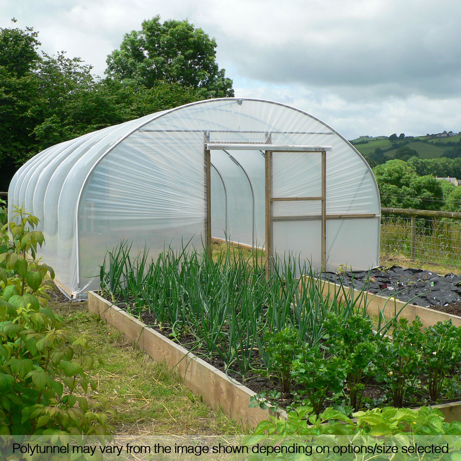 10FT Wide Poly Tunnels UK Domestic Garden Polytunnel Plastic Covers ...