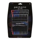 Gel Pens, 36 Count, Assorted Colored Ink 20 Black, 12 Blue, 4 Red, 0.6 ...