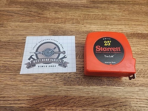 Starrett 25' Tru-Lok Tape Measure, 65367 - USA | eBay