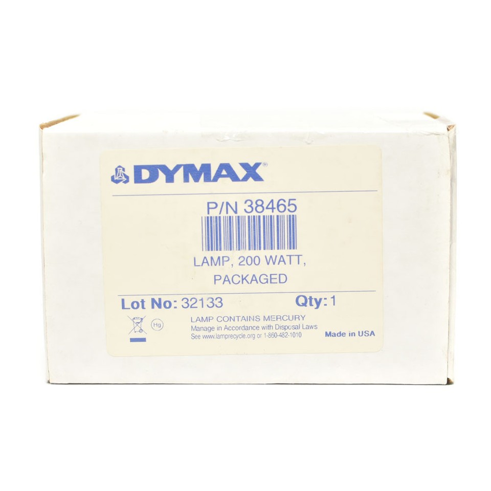 NEW Dymax 38465 UV Bulb Reflector Assembly 200 Watt for Bluewave Curing System | eBay
