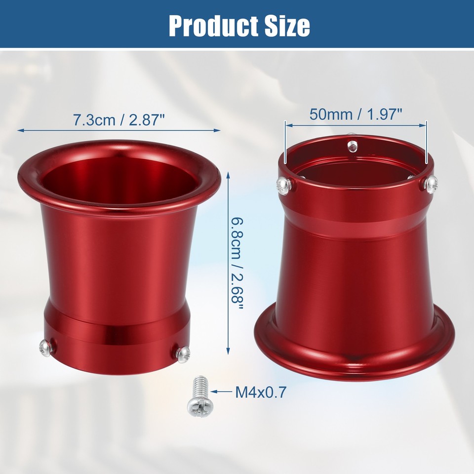 50mm Motorcycle Velocity Stack Carb Carburetor Air Filter Funnel ...