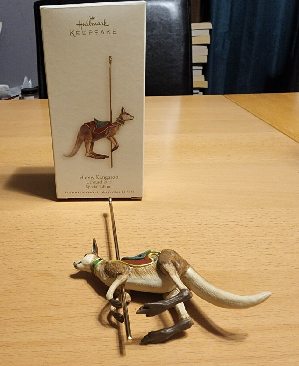 Hallmark Keepsake 2008 Happy Kangaroo Carousel Ride Special Edition New ...