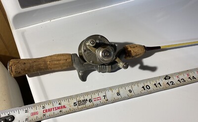 Vintage Pflueger Summit Baitcaster Baitcasting Reel Iron Steel Fishing ...