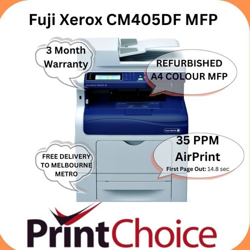 Xerox DocuPrint CM405 df Color Multifunction Printer | eBay Australia