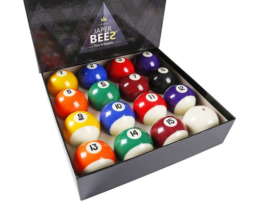 Deluxe Billiard Ball/Pool Ball Set Complete 16balls Regulation Size ...