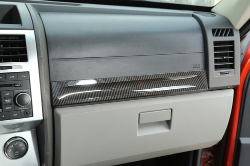 Fits 2007-12 Nitro Dodge Center Console Dash Panel Decor Trim Cover ...