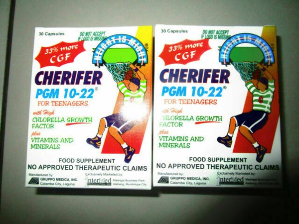 CHERIFER Capsule with Zinc, Double Chlorella Growth Factor & Taurine ...