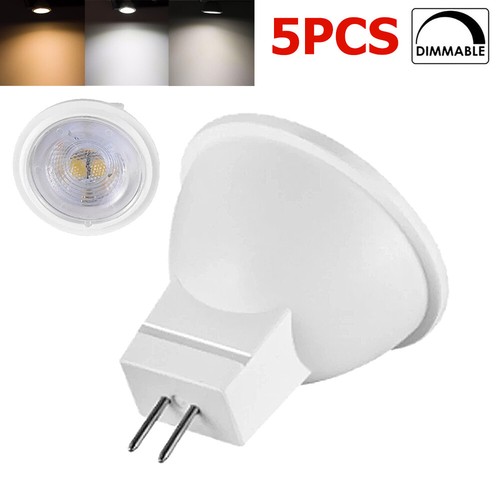 5X MR11 COB LED Downlight 3W Dimmable Bulbs Cool White SMD 2835 Spot ...