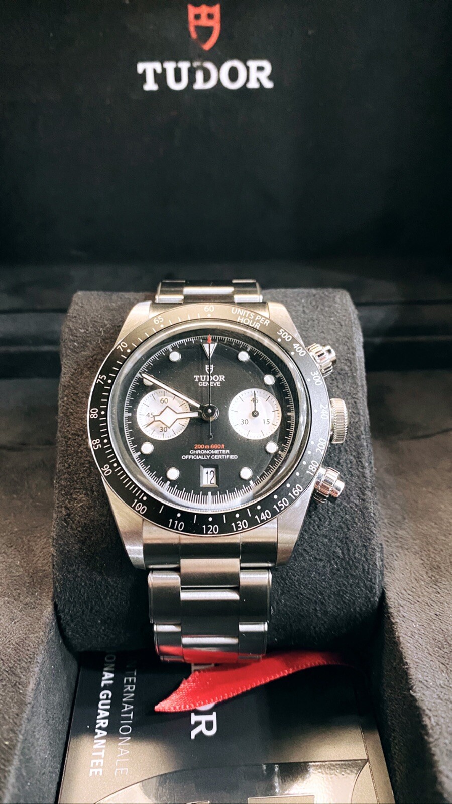 Tudor Black Bay Chronograph 79360N Panda Reverse Panda Black Dial 41MM ...