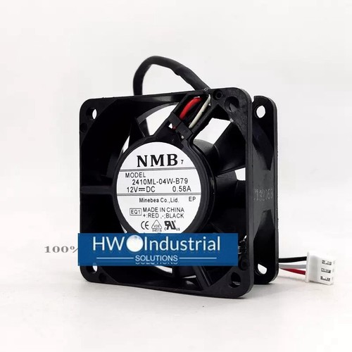 NMB 2410ML-04W-B79 6025 6CM 12V 0.58A 3-wire Power Module Cooling Fan ...