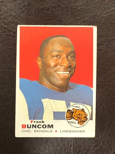 1969 Topps Football Frank Buncom Card #143 EX Cincinnati Bengals USC | eBay