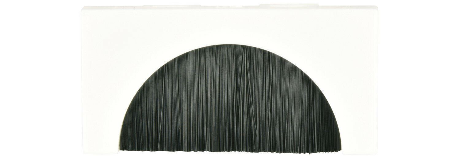 Half Brush Module Wall Faceplate Frame Cable Lead Outlet Entry Tidy ...