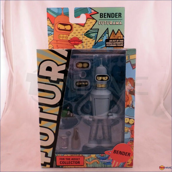 Futurama Bender Action Figure 2008 Series 3 With Build-a-bot Robot ...
