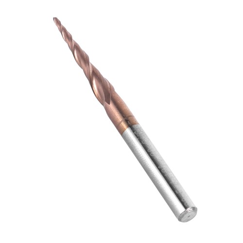 Tapered Ball Nose End Mill CNC Router Bits Tools 2 Flute R0.5x20 ...