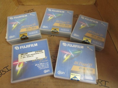 Fuji Film DLTtape IV Tape Cartridge 40-80 GB DLT 8000 & DLT-1 Lot of 5 ...