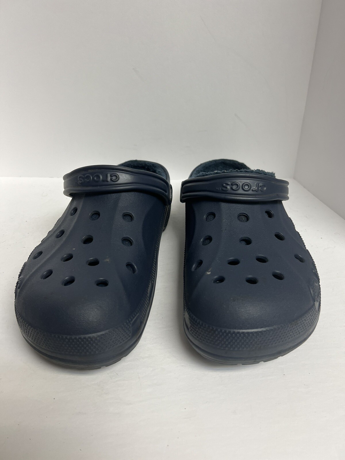 Crocs Mens Baya Lined Clog Navy 13 M - Gem