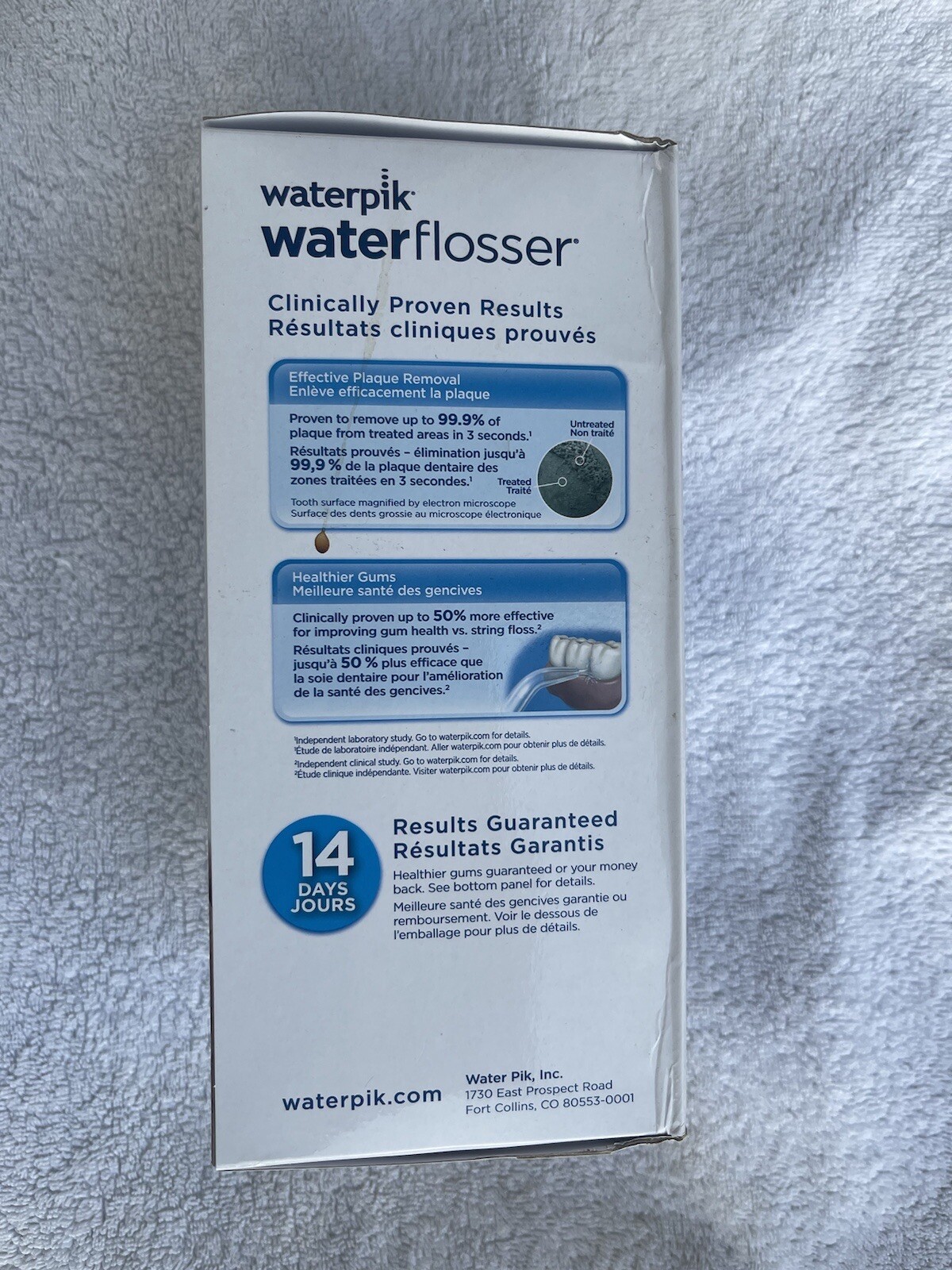 Waterpik WP-150-WF-02 Water Flosser - White for sale online | eBay
