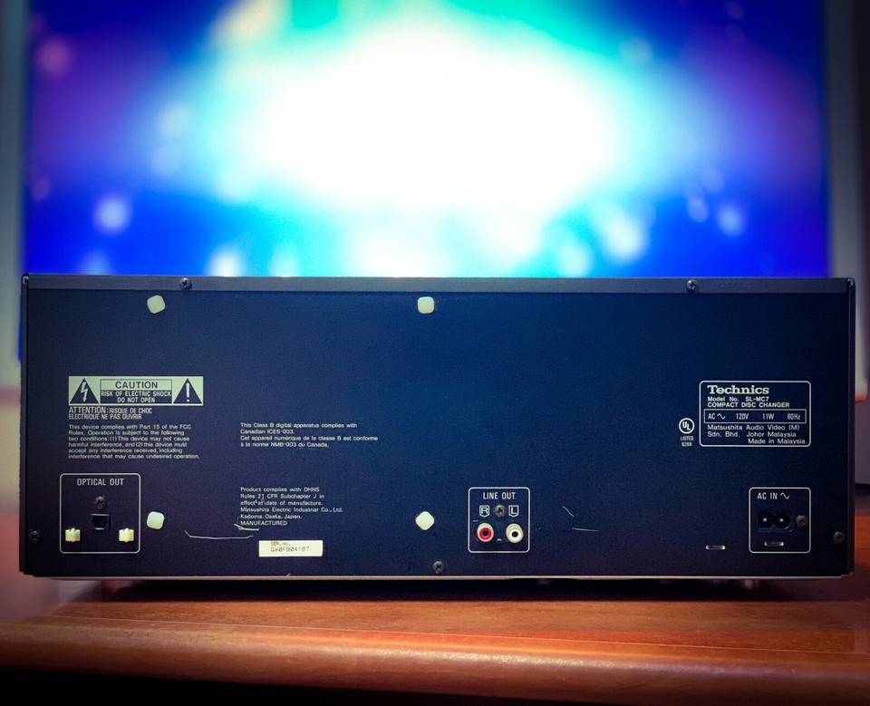 Technics SL-MC7 🌈RaRe🌈 Vintage CD Changer (100 Compartments) | eBay